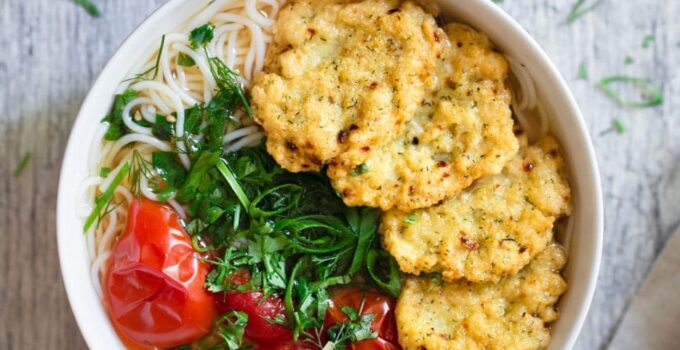 Bun Cha Ca - Vietnamese fried fish cake noodle soup