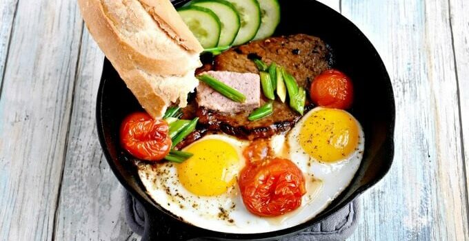 Bò Né Recipe - Vietnamese Steak and Eggs