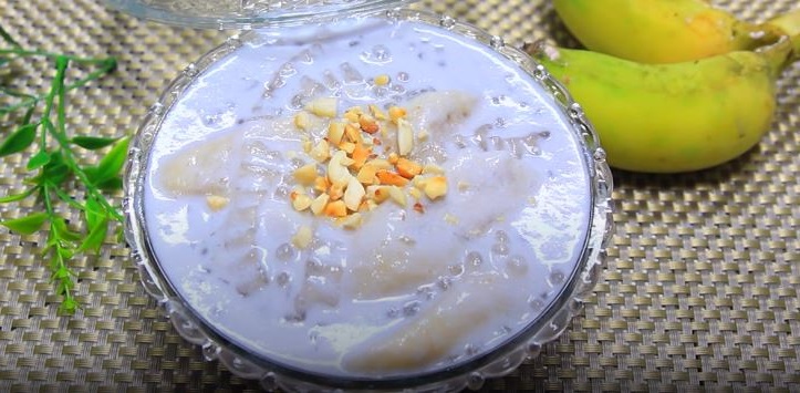 Chè Chuối - Vietnamese Banana, Coconut & Tapioca Dessert