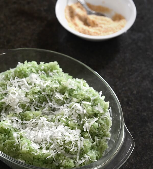 Xôi Lá Dứa - Pandan Sticky Rice Recipe