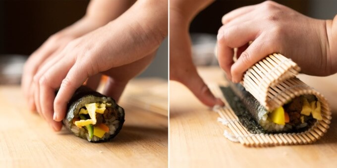 Korean Seaweed Rice 'Sushi' Rolls (Kimbap Recipe)