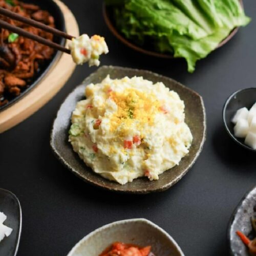 (Gamja Salad) - Korean Potato Salad Recipe