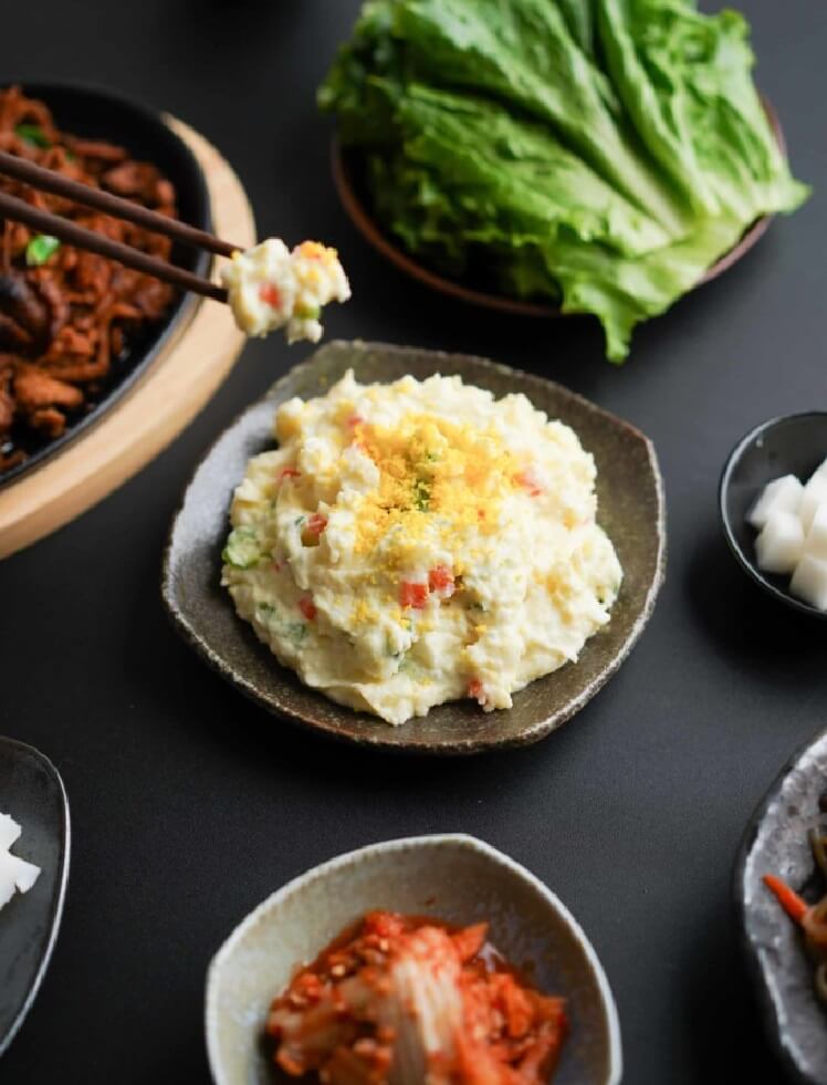 (Gamja Salad) - Korean Potato Salad Recipe