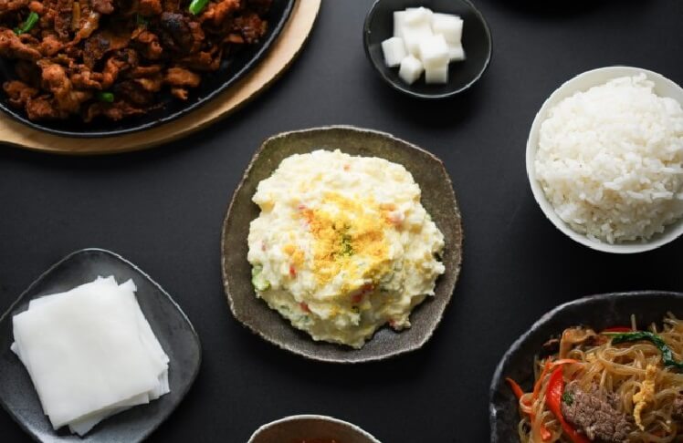 (Gamja Salad) - Korean Potato Salad Recipe