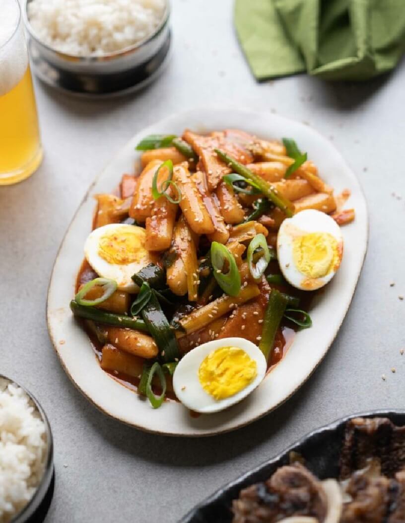 Tteokbokki Recipe (Korean Spicy Rice Cakes)