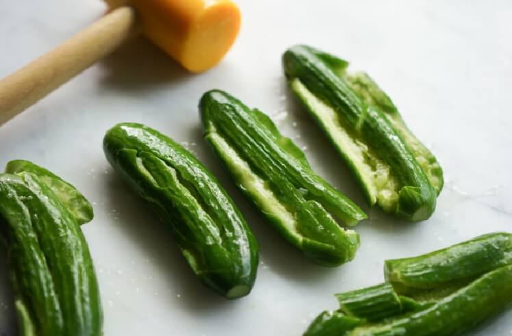Authentic Chinese Cucumber Salad Recipe (Smashed Cucumber Salad)