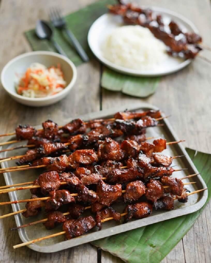 Authentic Filipino BBQ Pork Skewers Recipe