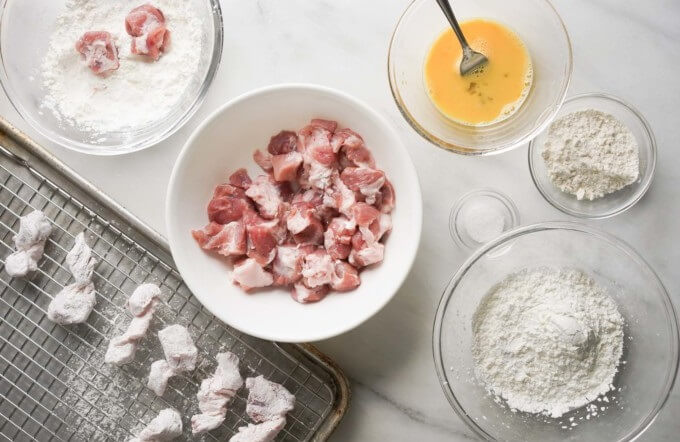 Sweet and Sour Pork Recipe with Pineapple, Onion & Bell Pepper