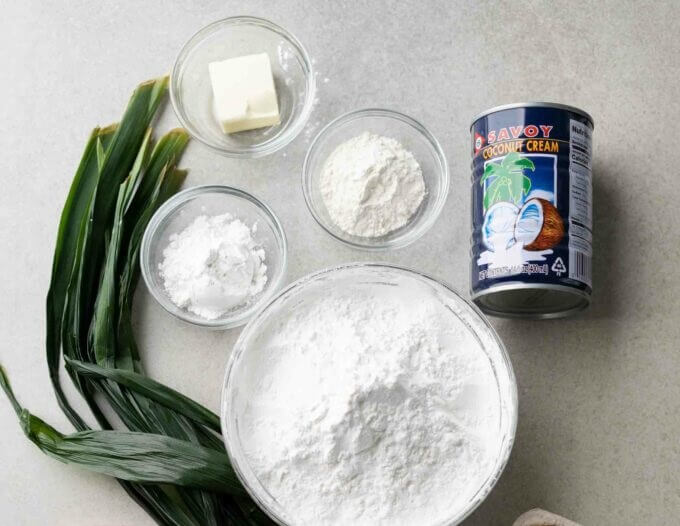 Banh Bo Nuong Recipe (Vietnamese Pandan Honeycomb Cake)