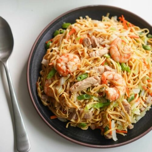 Pancit Canton Recipe (Filipino Stir Fried Noodles)