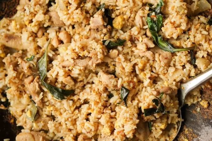 Simple Thai Basil Fried Rice Recipe