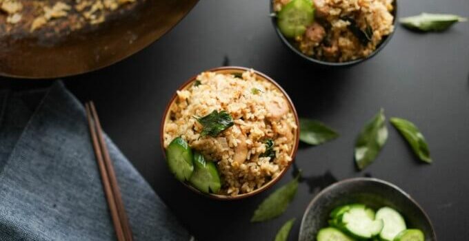 Simple Thai Basil Fried Rice Recipe