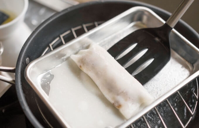 Chinese Cheung Fun Recipe (Steamed Rice Noodle Rolls)